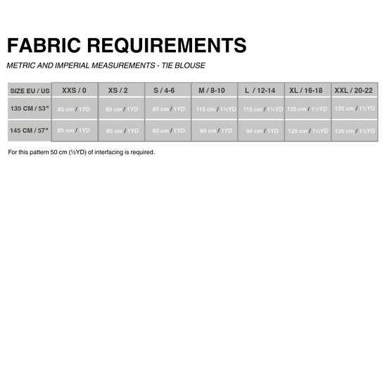 TIE BLOUSE SEWING PATTERN – Puff and Pencil