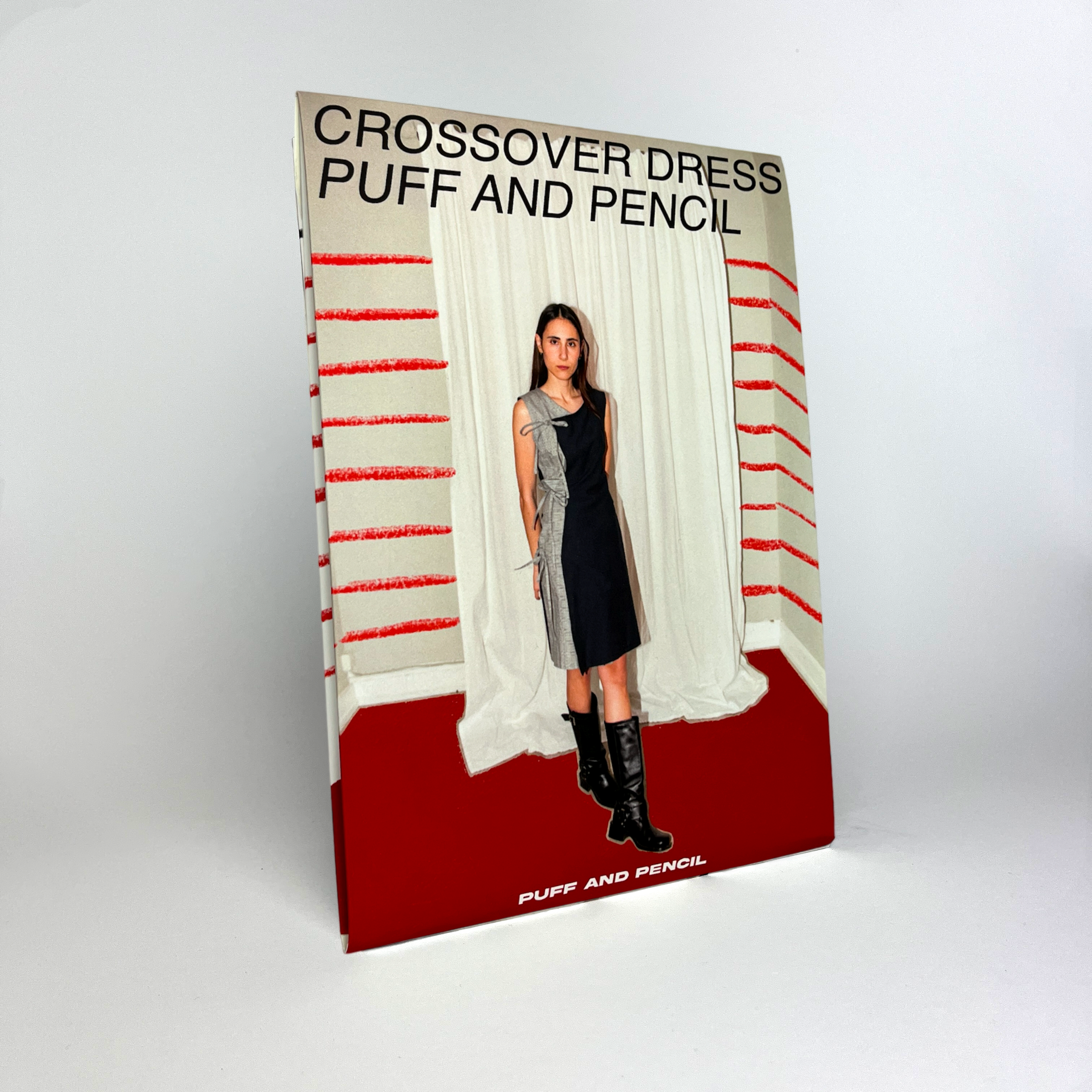 CROSSOVER DRESS - PRINTED SEWING PATTERN – Puff and Pencil