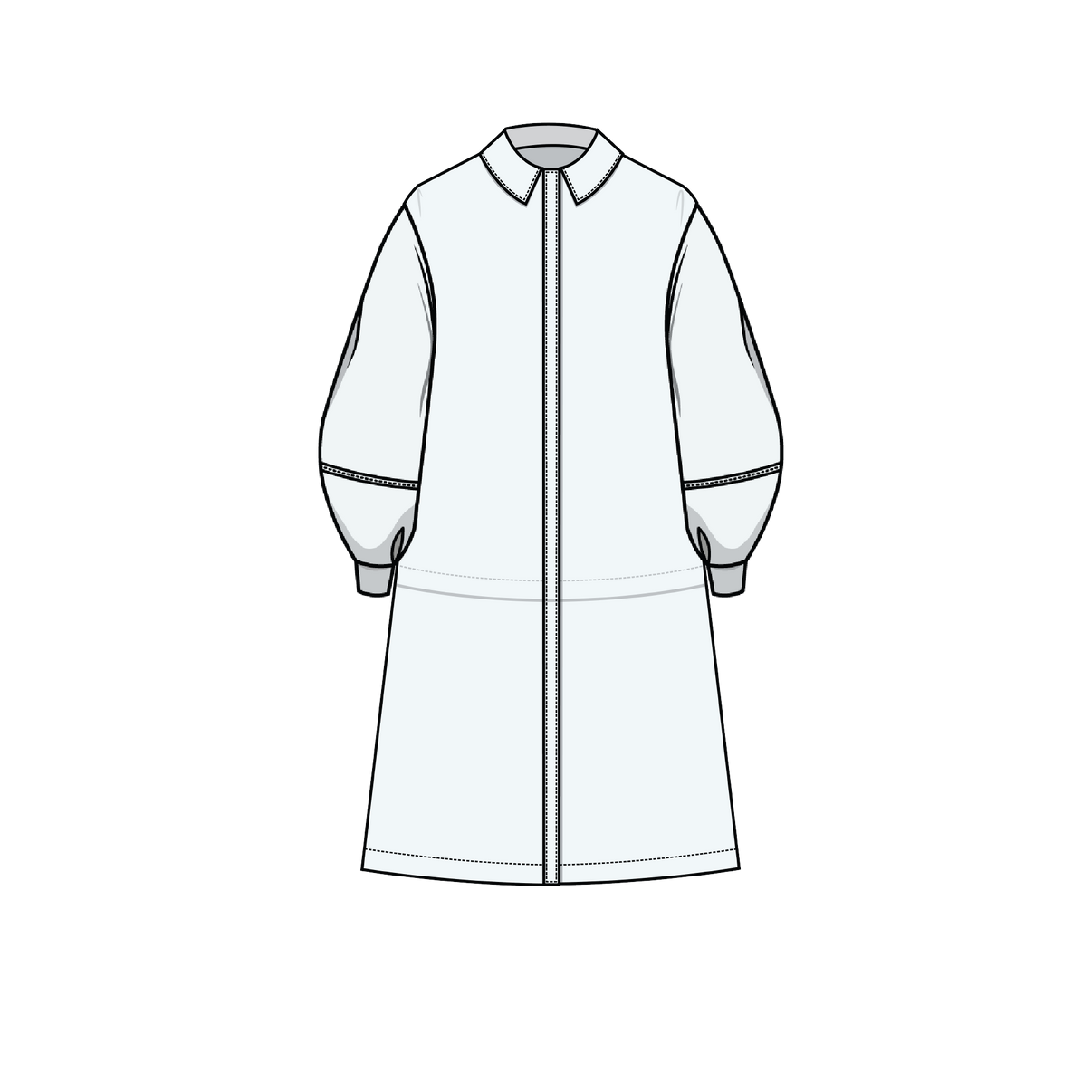 Luna vest x Kite sleeves – Puff and Pencil