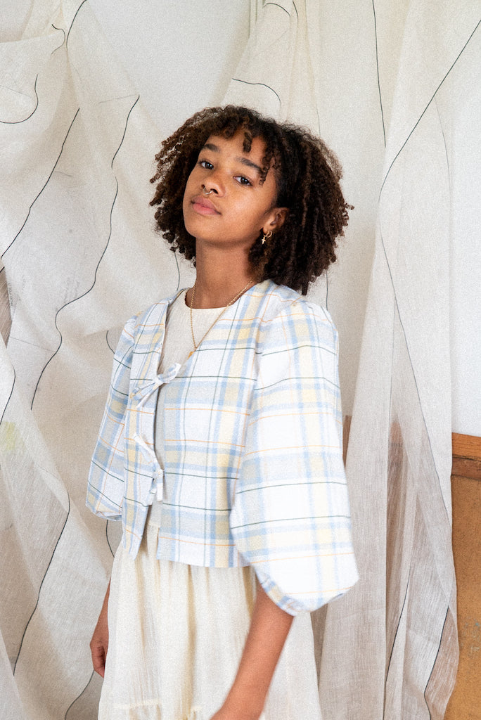 TIE BLOUSE SEWING PATTERN – Puff and Pencil