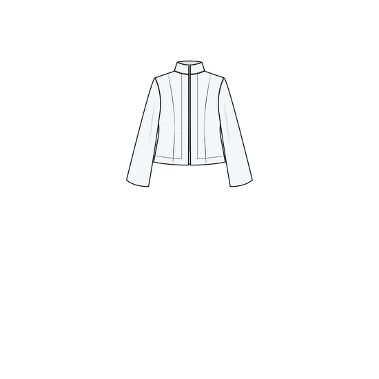 ZIP VEST X BASIC SLEEVE SEWING PATTERN – Puff and Pencil